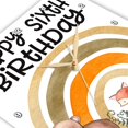 3drose, Rainbow and Woodland Animals Happy Sixth Birthday, 10x10 Wall ...