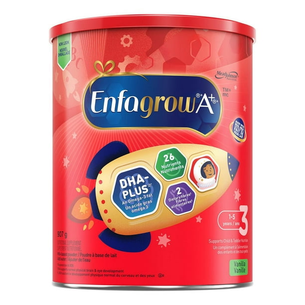 Enfagrow A+®, Toddler Nutritional Drink, 26 Nutrients to Support Growth ...