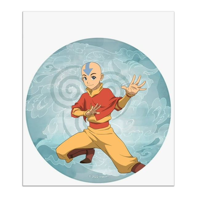 Avatar the Last Airbender Aang Automotive Car Window Locker Circle ...