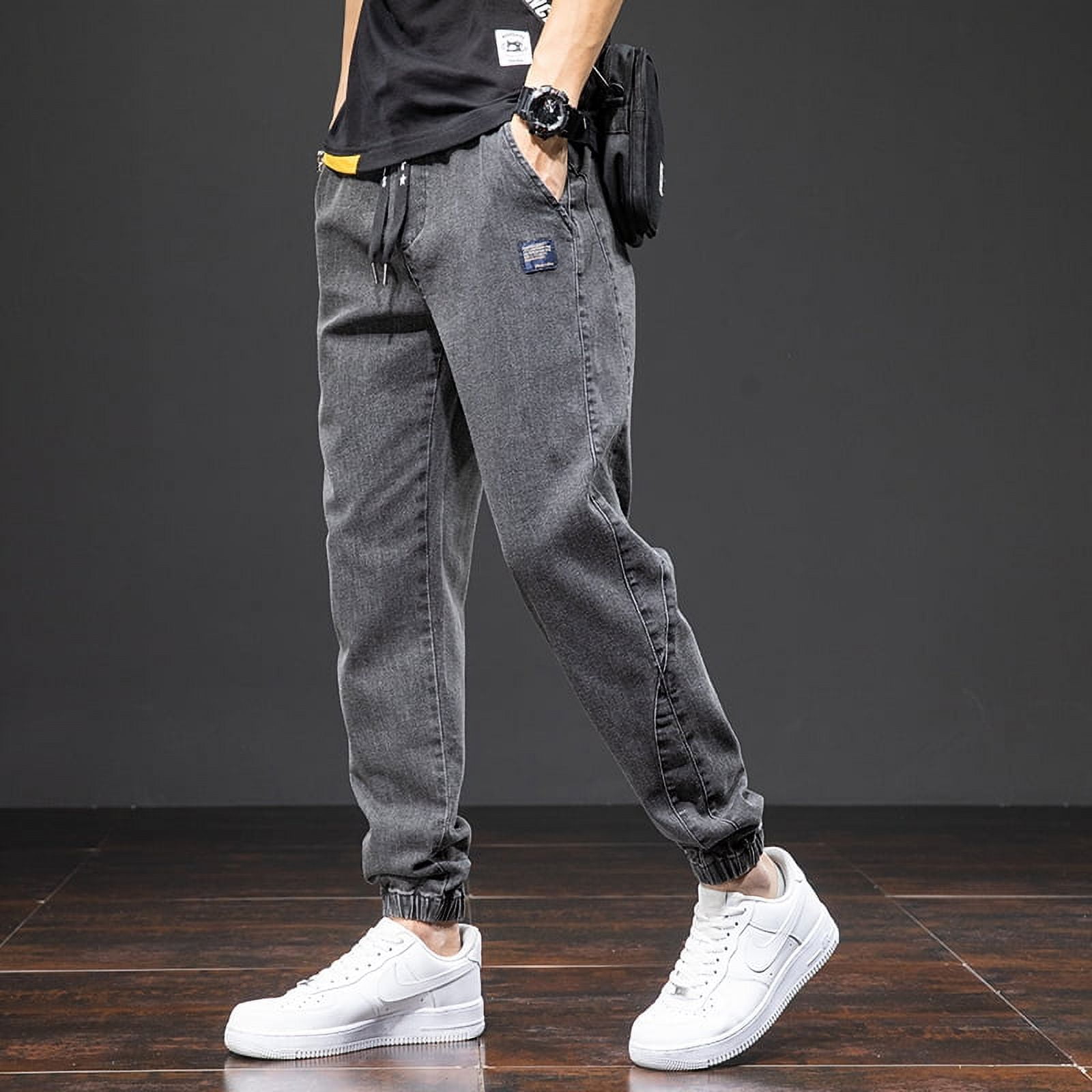 Click here for Yyfashion Spring Summer Black Blue Cargo Jeans Men... prices