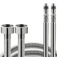 2Pcs Faucet Hose Replacement Hot and Cold Water Inlet Pipe ...