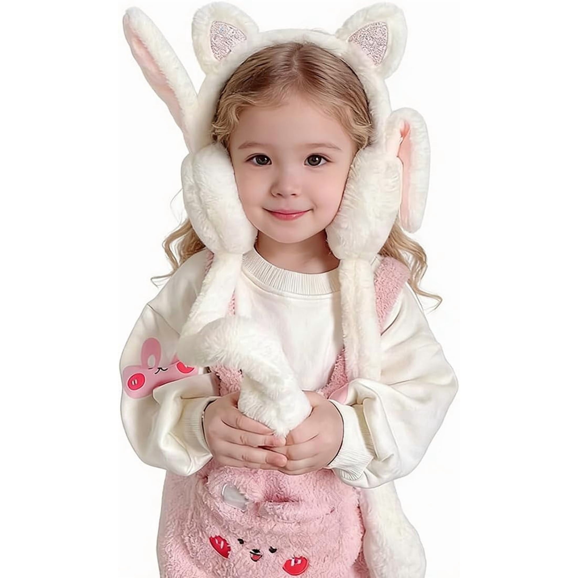 Click here for Nobrand Womens Earmuff With Moving Ears  Funny Plu... prices