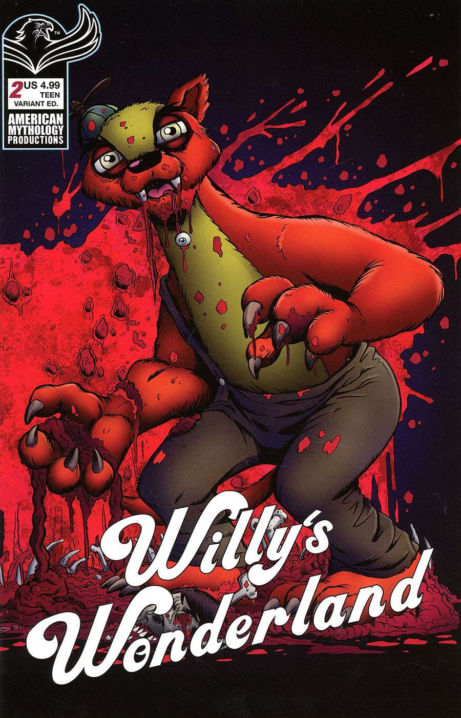 Buy Willy's Wonderland Prequel #2B VF ; American Mythology Comic Book ...