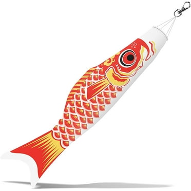 Pitycbo 150cm Koi Windsock Blue Satin Kite Japanese Carp Flag ...