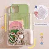 The transparent student dormitory wall storage box without punching on ...