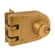 Jimmy-Resistant Deadlock, Diecast, Brass Color, Angle Strike, Double ...