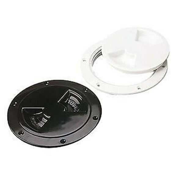Sea-Dog 337145-1 Screw Out Deck Plate- 4-7/16", Black - Walmart.com