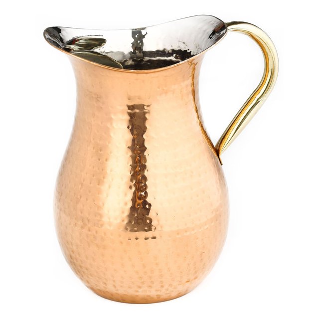 1½ Qt. Décor Copper Hammered Water Pitcher - Walmart.com