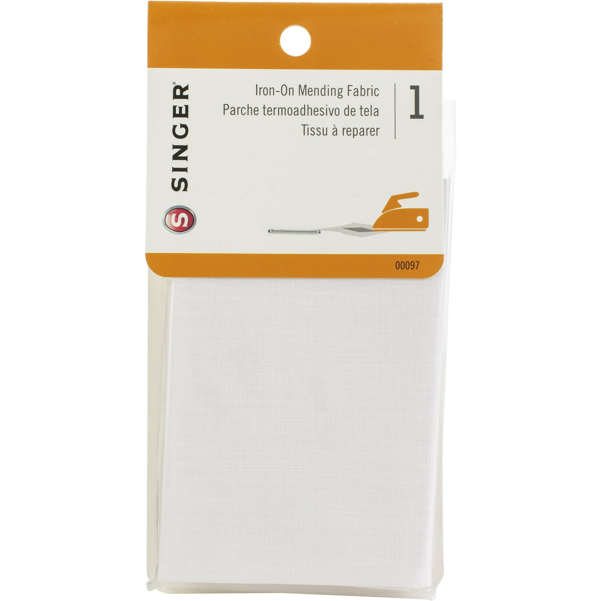 Click here for Singer Iron-On Mending Fabric 7X16-White 00097 7 X... prices