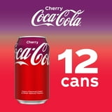 Coca-Cola Cherry Soda Pop, 12 fl oz, 12 Pack Cans - Walmart.com