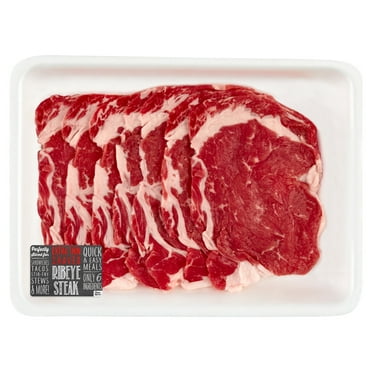Ribeye Beef Steak, 2 per Tray, Fresh, 1.12 - 2.0 lb - Walmart.com