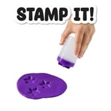 Wonder Factory Never Dry Dough Playset with Stamp Roll Shapes and ...