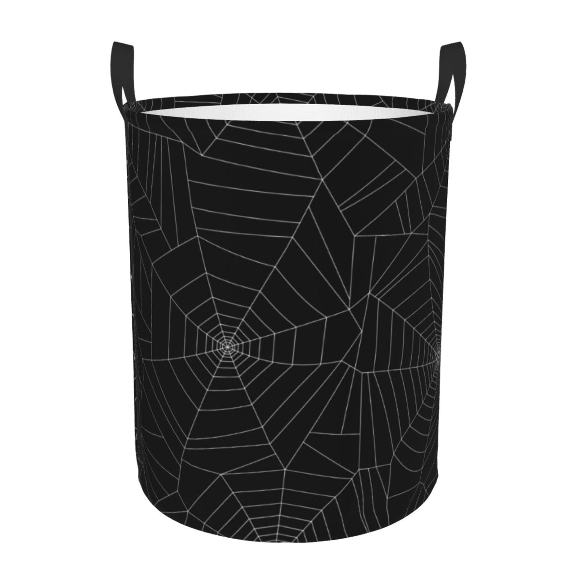 TEQUAN Waterproof Laundry Hampers, Horror Spider Web Cobweb Pattern ...
