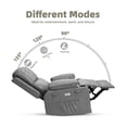 Garvee 22" Electric Massage Recliner Chair, 360° Swivel, Zero Gravity ...