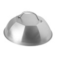 CoudarTitie 9" Cast Iron Skillets Cover Steaming Cover Stainless Steel ...