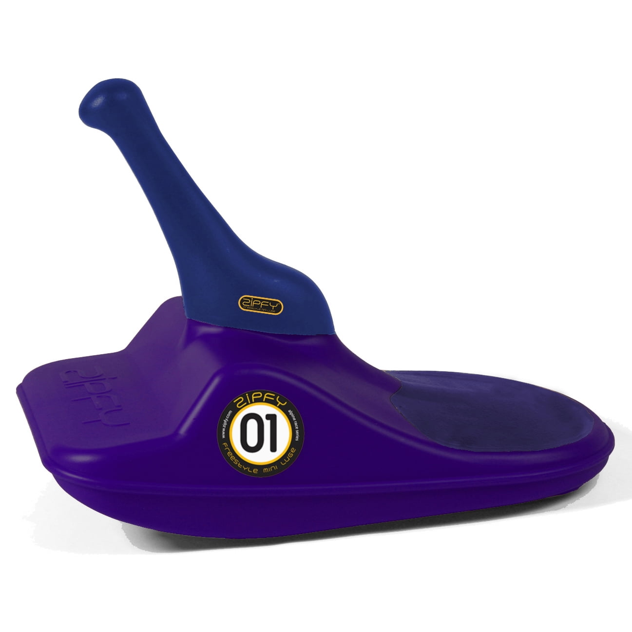 Zipfy Classic Freestyle Mini Luge Downhill Speedster Snow Sled, Purple ...