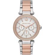 Michael Kors Original Women's Parker Wrist Watch, Two-Tone Stainless ...