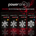 Power One Evolution Size 13 Hearing Aid Batteries (60 Batteries ...