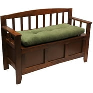 Klear Vu Gripper Omega Tufted Universal 35-inch Bench Cushion - Walmart.com