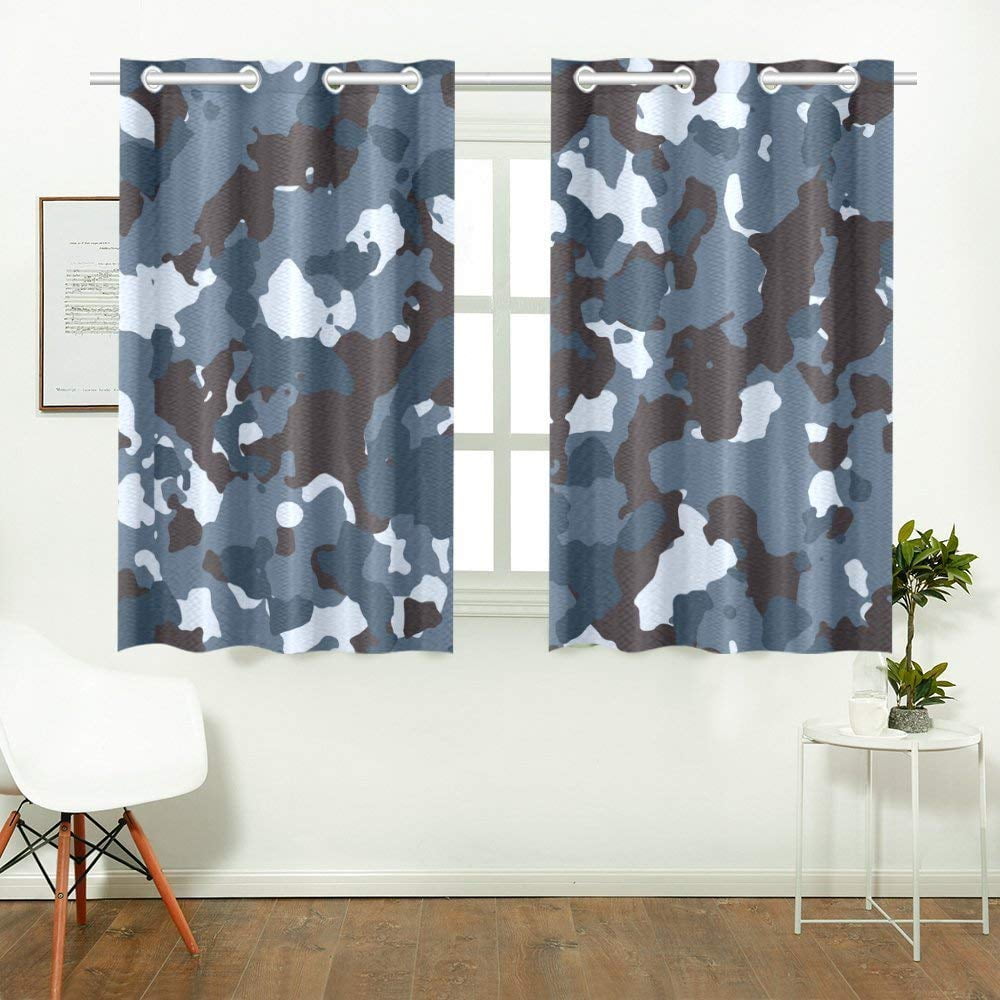 Rylablue Military Camo Camouflage Pattern Print Window Treatment Panel