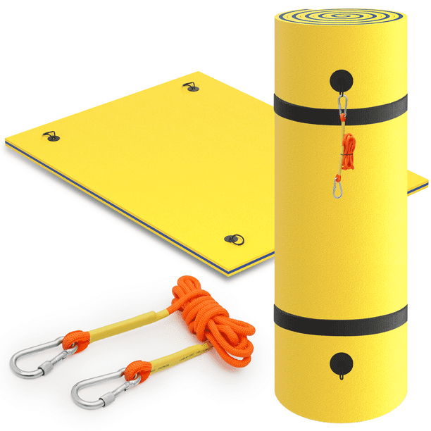 Magshion 8' x 6' Water Floating Mat, 3-Layer Tear-Resistant XPE Foam ...