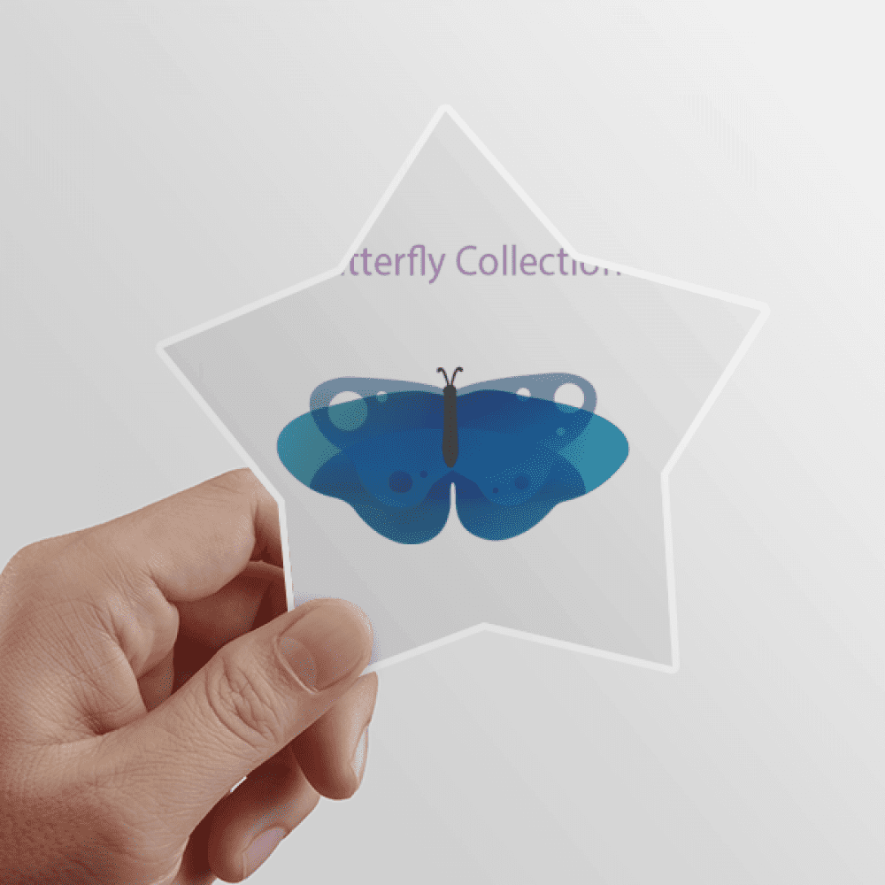 Blue Collection Star Sticker Paster Vinyl Car Tags Decoration Decal ...
