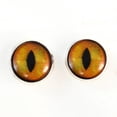 Creamy Orange Realistic Cat Sew-On Button Glass Eyes - Walmart.com