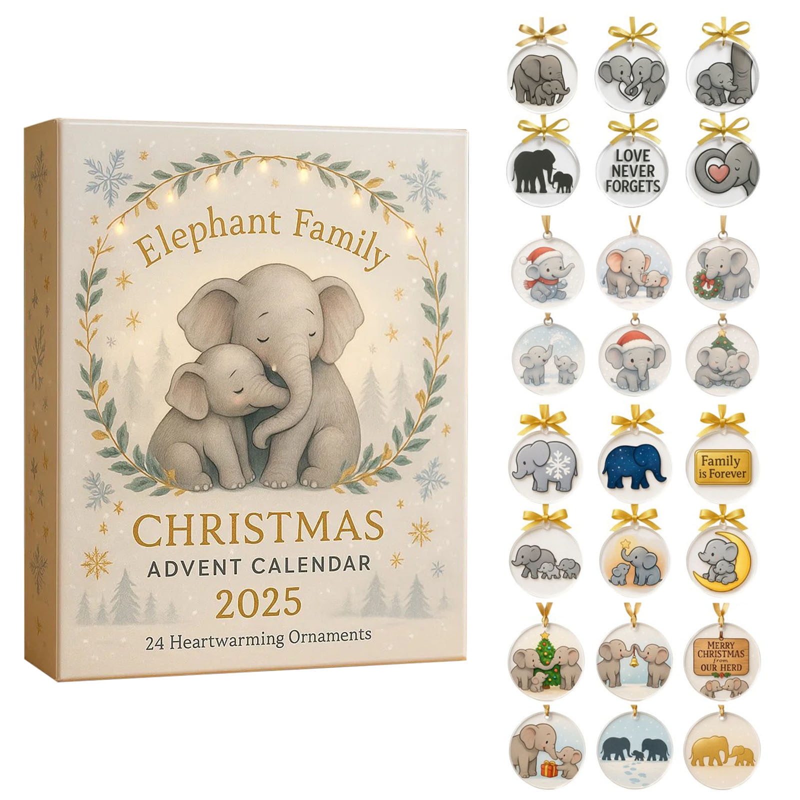 Click here for Vivavault Elephant Family 2025 Advent Calendar 24... prices
