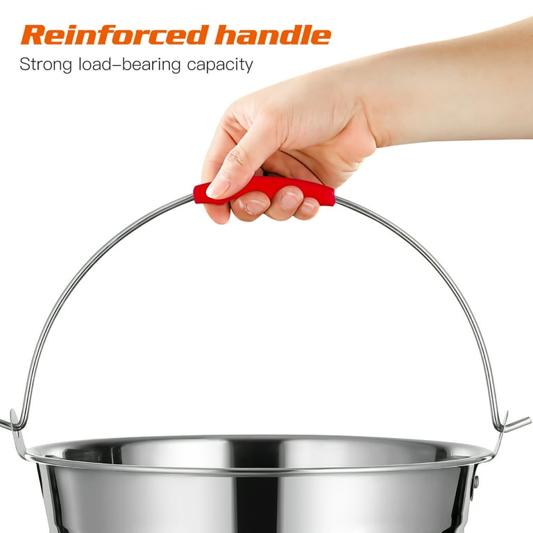 Metal Pail Heavy Duty Metal Ash Tidy Bucket Bin Coal Log Storage ...