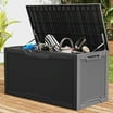 VEVOR Outdoor Storage Box, 230 Gal, Waterproof, Portable, All-Weather ...