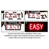 SpellBrite Neon-LED TOILET Sign With Dimming Capability. LED Bathroom ...