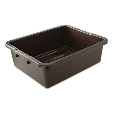 Rubbermaid Bus/utility Box, 7.13 Gal, 21.5" X 17.13" X 7", Gray ...