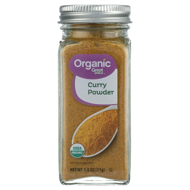 Great Value Organic Curry Powder, 1.8 oz - Walmart.com