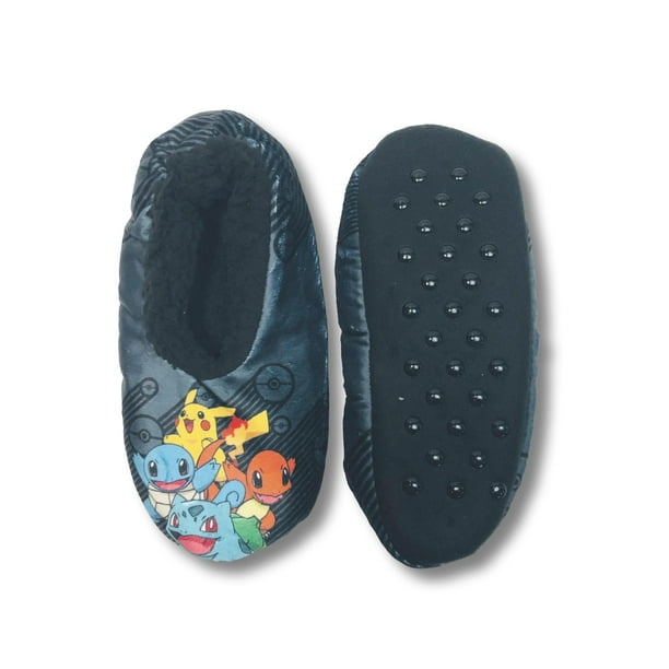 Pokemon Boys Slippers Fuzzy Pikachu Slipper Socks for Kids - Walmart.ca