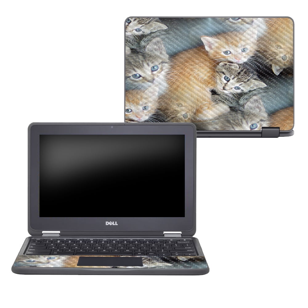 Carbon Fiber Skin Decal Wrap Compatible With Dell Chromebook 11" 3189 ...
