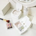 Joernso Swab Balls Holder Push Button Multi-purpose PP Makeup Cotton ...