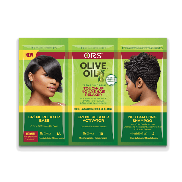 ORS Olive Oil Creme on Creme Touch-Up No-Lye Hair Relaxer Tri-Pack ...