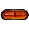 Star Warning DLXTHU4A 6 in. 19-30V Oval DLXTH Series Amber LED Warning ...