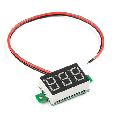 Mini Digital Voltmeter Ammeter DC 100V 10A Car LED Display Panel Amp ...