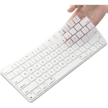 Silicone Keyboard Cover Skin for 24” iMac Magic Keyboard with Touch ID ...