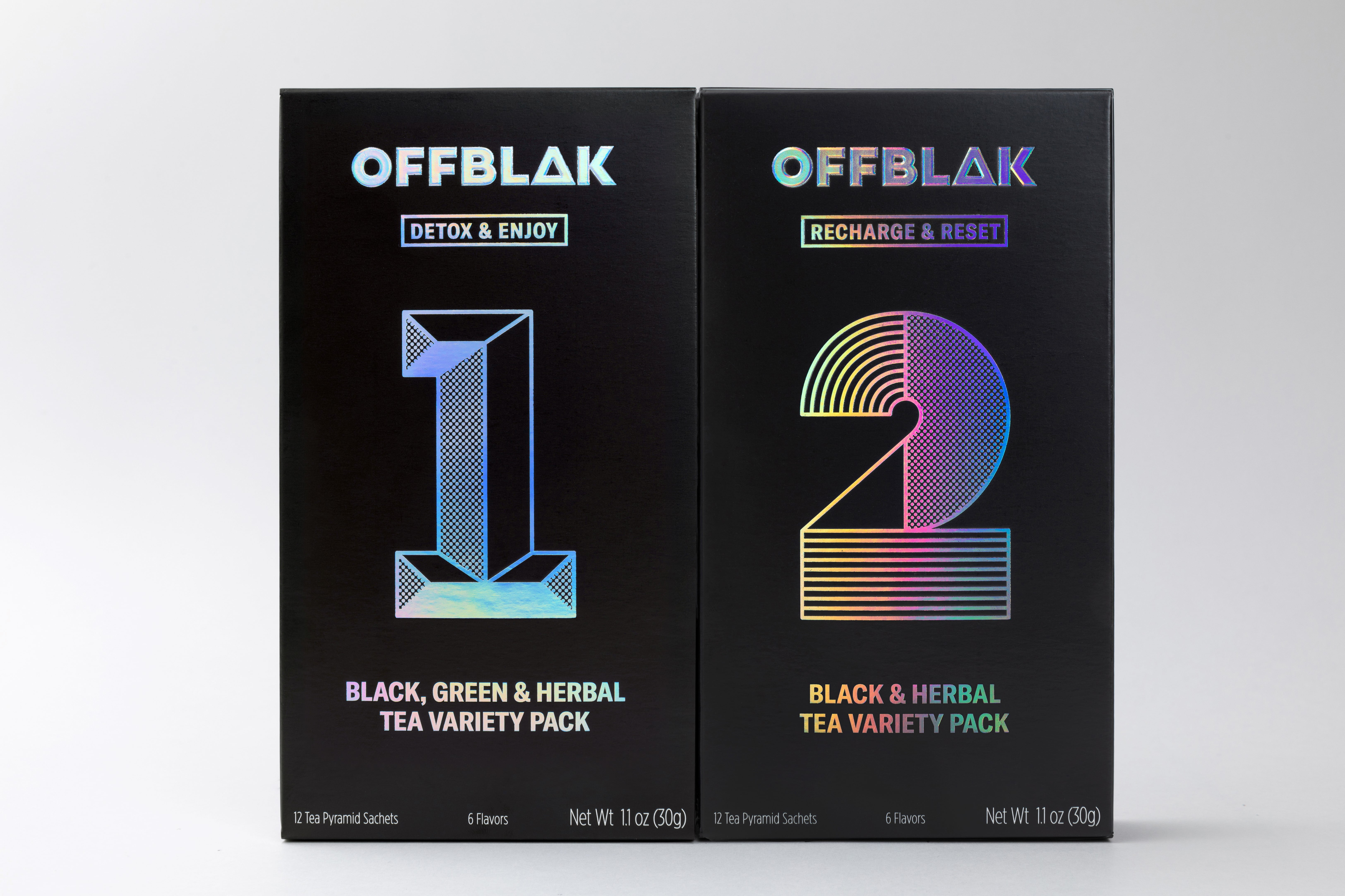 Offblak OFFBLAK Variety Pack Combo - (12 Unique Flavors - 24 Pyramid ...