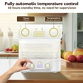 TNTANTS Food Dehydrator with 6 Trays, Digital Timer, 176°F Temperature ...