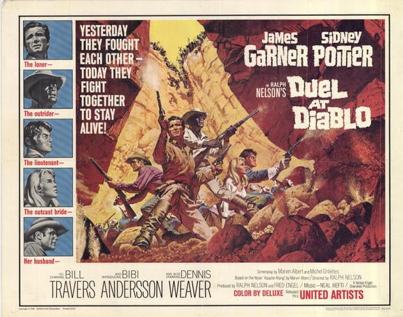 Duel at Diablo - movie POSTER (Half Sheet Style A) (22" x 28") (1966 ...