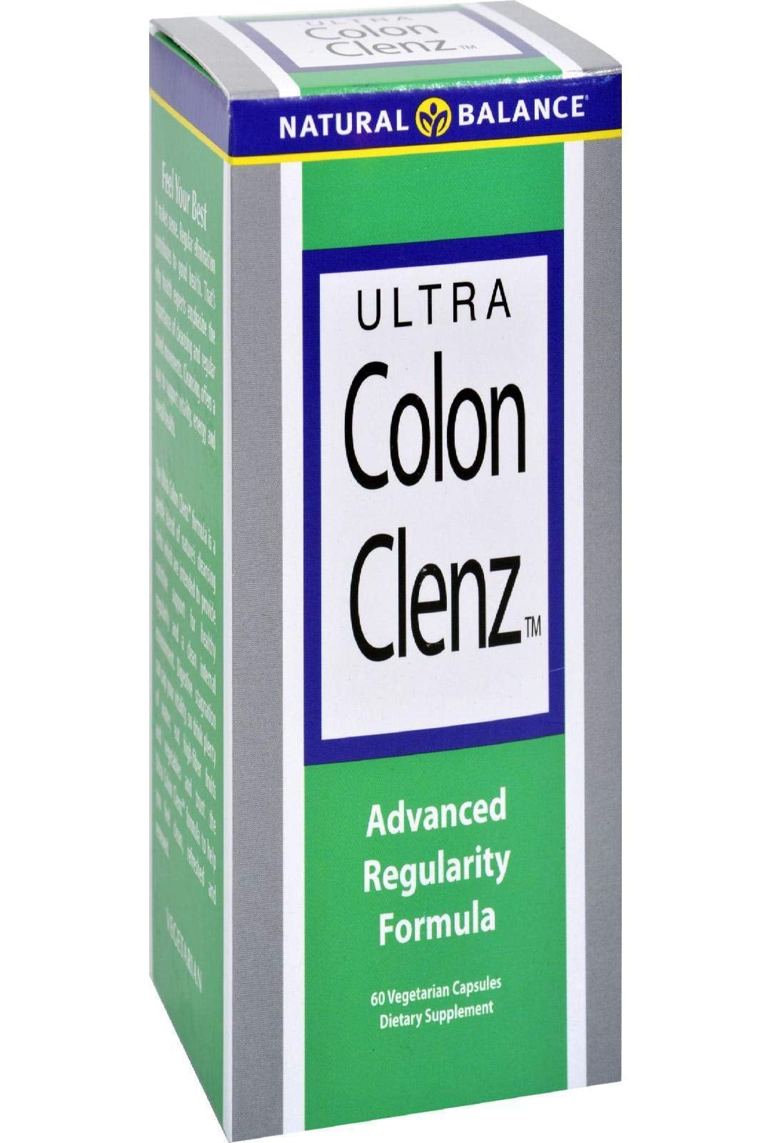 Suplemento Natural Balance Ultra Colon Clenz, 60 cápsulas vegetarianas ...