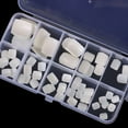 RAGUPEL 2026 New 100Pcs Acrylic Toe False Nails Tips Foot Fake Manicure ...