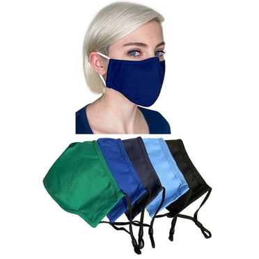 1 Reusable Washable Face Covering Mask Water Resistant For Adults ...
