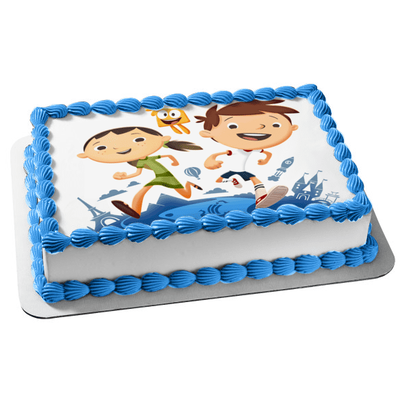 Justin Time Olive Squidgy Edible Cake Topper Image ABPID52018 - Walmart.com