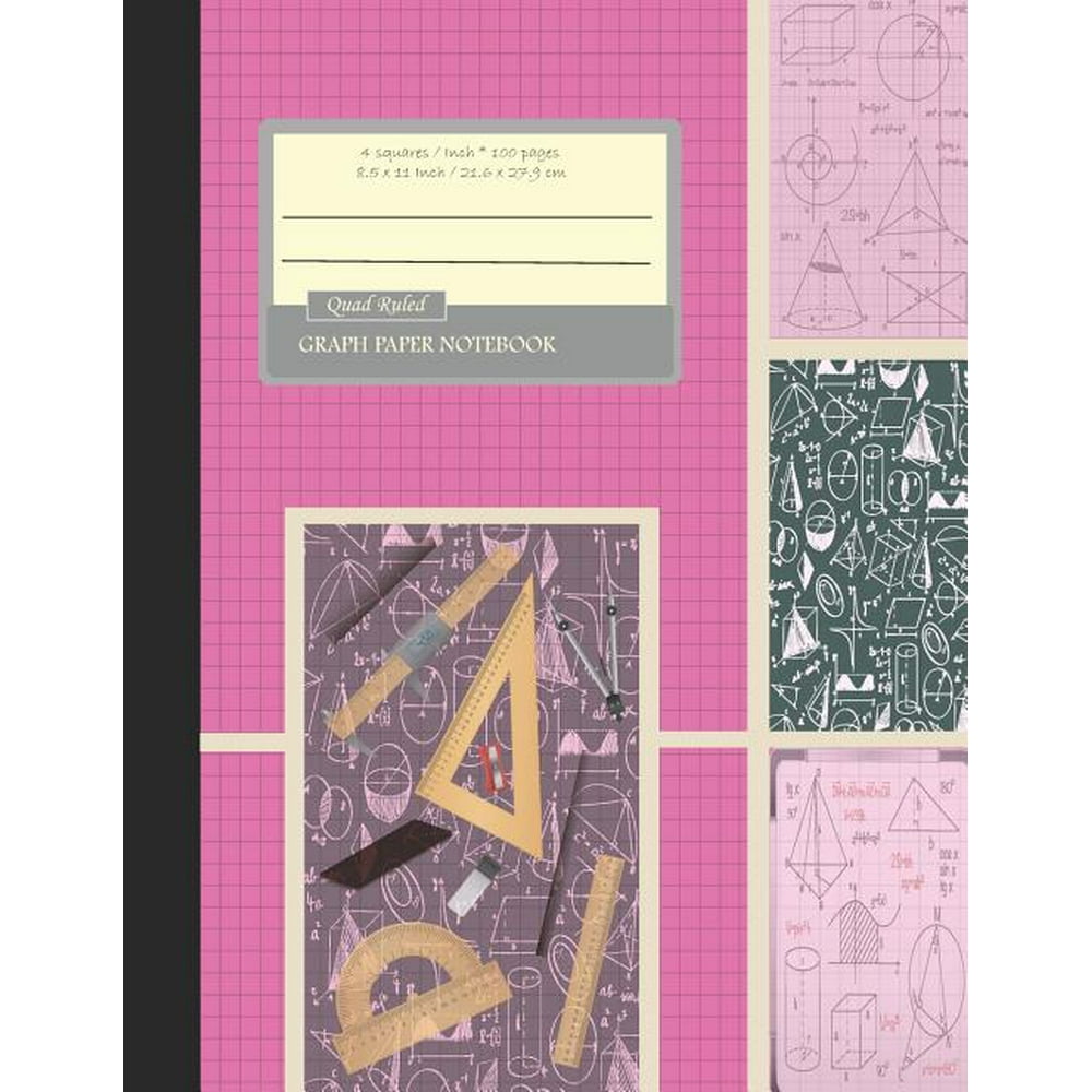 Grid Paper Notebook Quad Ruled Graph Paper Composition Books Large 8