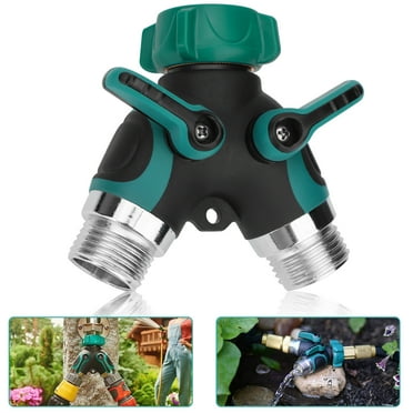 Aedavey 2 Way Hose Splitter, 2 Way Water Splitter Heavy Duty, Garden ...