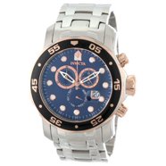 Invicta Men's 43mm 'Pro Diver' Quartz Blue Dial Date Stainless Steel ...